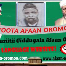 Hiikkaa Jechoota Afaan Oromoo - AFAAN OROMOO